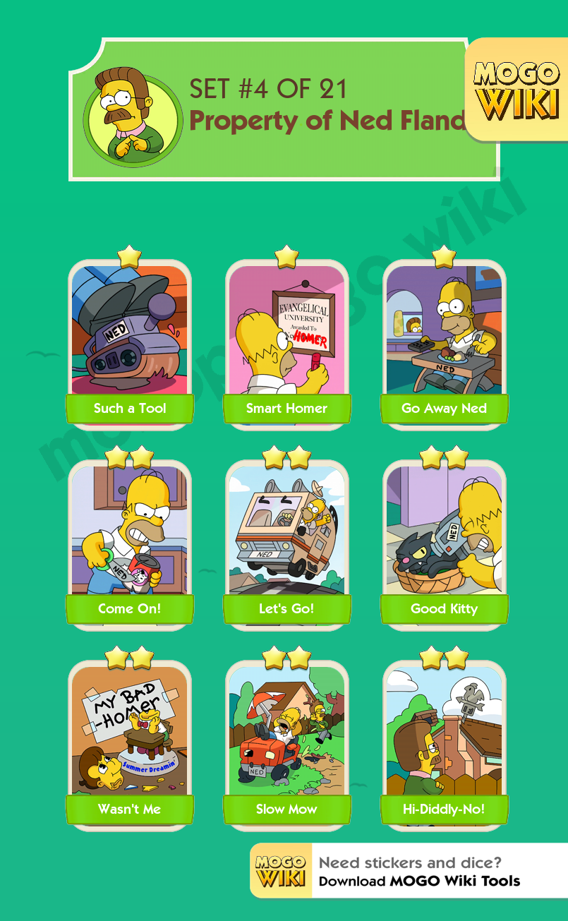 MONOPOLY GO! The Simpsons Album: All 21 Sets, Stickers, Rewards & Dates