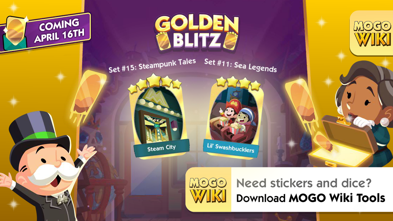 Next Golden Blitz: Steam City and Lil' Swashbucklers